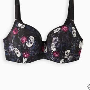 torrid | Intimates & Sleepwear | Torrid Black Skull Roses Full Coverage ...
